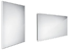 Nimco Zrcadla - Zrcadlo s LED osvětlením, 600x800 mm, hliník ZP 9002
