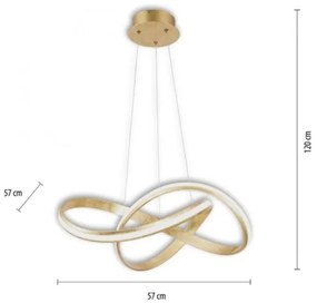 Paul Neuhaus 8291-12 - LED Stmívatelný lustr na lanku MELINDA LED/30W/230V
