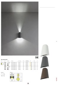 Redo 9536 - LED Venkovní nástěnné svítidlo TWILL 1xLED/11W/230V IP65