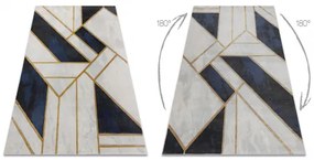 koberec EMERALD výhradní 1015 glamour, stylový mramor, geometrický tm velikost 120x170 cm | krásné koberce cz