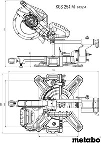 METABO KGS 254 M 613254000