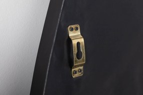 Designové nástěnné zrcadlo Daiwa 90 cm černé