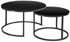 Set konferenčních stolků KURT 1 - černý / černý