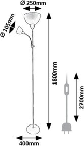 Rabalux ACTION PRO stojací lampa 74103