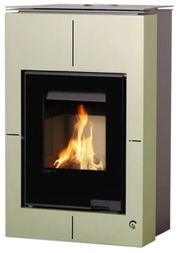 HS FLAMINGO Krbová kamna AQUAFLAM VARIO ® SAPORO 11/7kW olivová