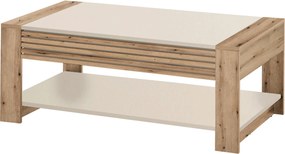 XXXLutz KONFERENČNÍ STOLEK, barvy dubu, kašmírová, kompozitní dřevo, 108/42/60 cm MID.YOU - Konferenční stolky - 000572040302
