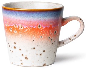 HK living Keramický hrneček 70's Americano Asteroids 250 ml, multi barva, keramika