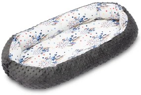 Sensillo Hnízdo pro děti 70 x 30 cm Lapač špatných snů Šedá