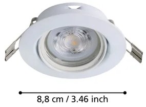 Eglo 901756 - SADA 3x LED Podhledové svítidlo FAVAZZINA 1xGU10/4W/230V bílá