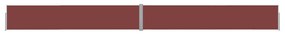 vidaXL Zatahovací boční markýza / zástěna 140 x 1200 cm [313389] Barva: Hnědá