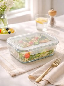 Sinsay - Transparentní lunch box s víkem - clear