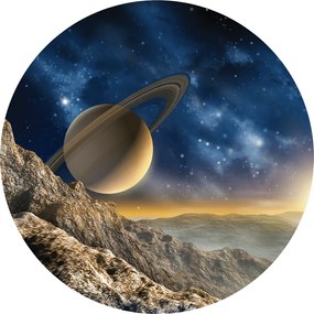 Samolepicí fototapeta CR3315 View on Saturn 140 x 140 cm