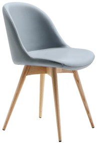 MIDJ - Židle SONNY s dřevěnou podnoží