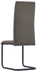 Petromila Konzolové jídelní židle 2 ks taupe textil