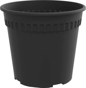 Květináče 24 ks Černá Plast 3403268