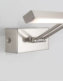 LED nástěnné svítidlo Marnell 37.6 nikl