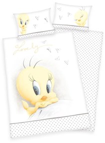 Povlečení pro miminka Loney Tunes - Tweety 100x135/40x60cm
