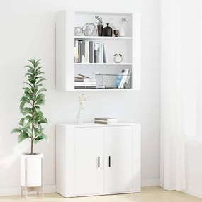 Skříň highboard bílá kompozitní dřevo 3185359