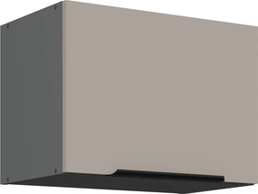 ARIA ta | horní skříňka 50 GU-36 1F výklopná | 50 cm | ANTI FINGERPRINT povrch | antracit/béžová