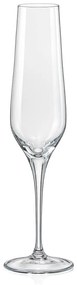 Crystalex - Bohemia Crystal Sklenice na šampaňské Rebeca 195 ml, 6 ks