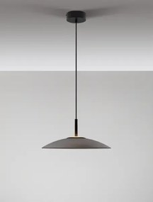 LED černo-kouřový designový lustr Polifemo 140