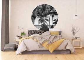 Samolepící vliesová fototapeta na zed' Tropická Nostalgie | 140 x 140 cm | DCR3309