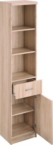 Regál otevřený 1D1S, dub sonoma, univerzální, TOPTY TYP 33
