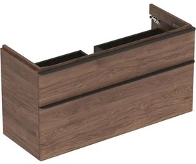 Geberit Smyle Square Koupelnová skříňka pod umyvadlo 118,4 cm, ořech hickory 500.355.JR.1