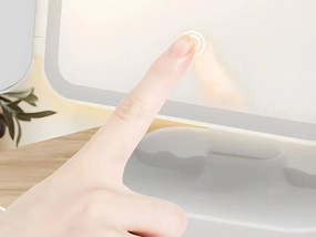 Verk Group Make-up zrcadlo vedlo osvětlené skládací make-up zrcadlo usb 3 barvy