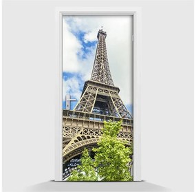 Samolepící fototapeta - Eiffelovka ve dne 95 x 210cm