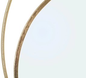Zlaté nástěnné zrcadlo Mauro Ferretti Orbitus, 90x3x83 cm