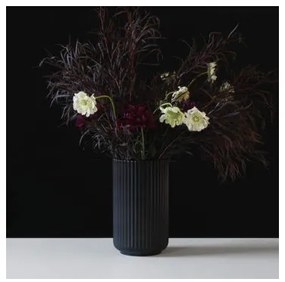 Porcelánová váza Lyngby černá - 25 cm Lyngby Porcelaen