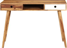 Psací stůl z masivního akáciového dřeva 110 x 55 x 76 cm 246225
