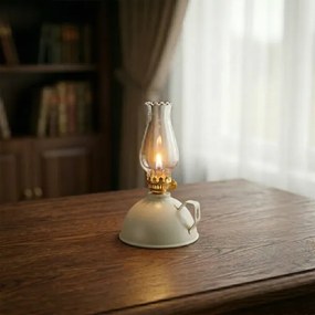 Brilagi - Petrolejová lampa MERLIN bílá