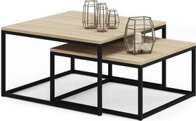 ADRK Furniture Konferenční stolek 2v1 KAMA CT-KAM-B-S