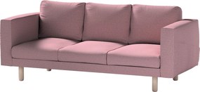 Potah na pohovku IKEA Norsborg 3-místná barva růžová látka pletený vzor
