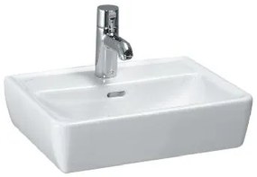 Laufen Pro - Umývátko, 450x340 mm, 1 otvor pro baterii, bílá H8119520001041