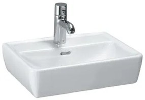 Laufen Pro - Umývátko, 45x34 cm, 1 otvor pro baterii, bílá H8119520001041