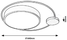 Rabalux - LED Stropní svítidlo LED/48W/230V