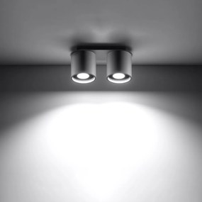 Sollux Lighting Stropní svítidlo ORBIS 2 šedé