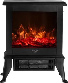 Adler AD 7754 / Elektrický krb / 2 topné stupně / 3D plamenový efekt