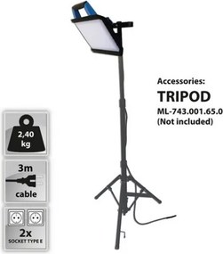 LED reflektor McLED Calipso 45W 4250/2500lm 6500K IP54 ML-511.600.65.0