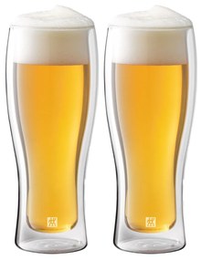 Zwilling Sorrento dvoustinná sklenice na pivo, 2 ks, 414 ml, 39500-214