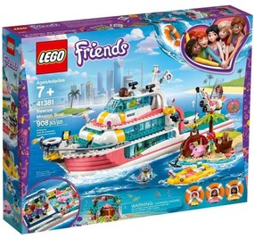 Lego stavebnice lego friends 41381 záchranný člun