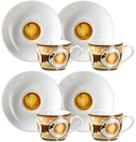Mäser šálky s podšálky COFFEE FANTASTIC na espresso 4 x 90 ml