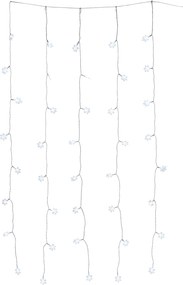 Livarno® Světelný LED závěs, 40 LED (sněhová vločka)