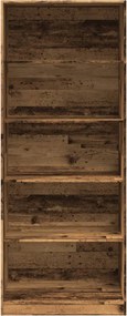 Šatní skříň old wood 80 x 50 x 200 cm kompozitní dřevo 3307727