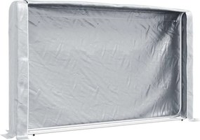 vidaXL Stojan na palivové dřevo s krytem proti dešti 250x25x150 cm [4100711]