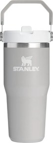 Světle šedá termoska z nerezové oceli 410 ml IceFlow™ Flip Straw 2.0 Tumbler Ash – Stanley