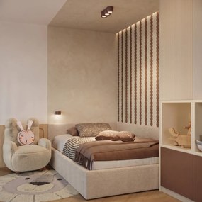 Sollux Lighting Stropní svítidlo MODO 3 hnědé GX53